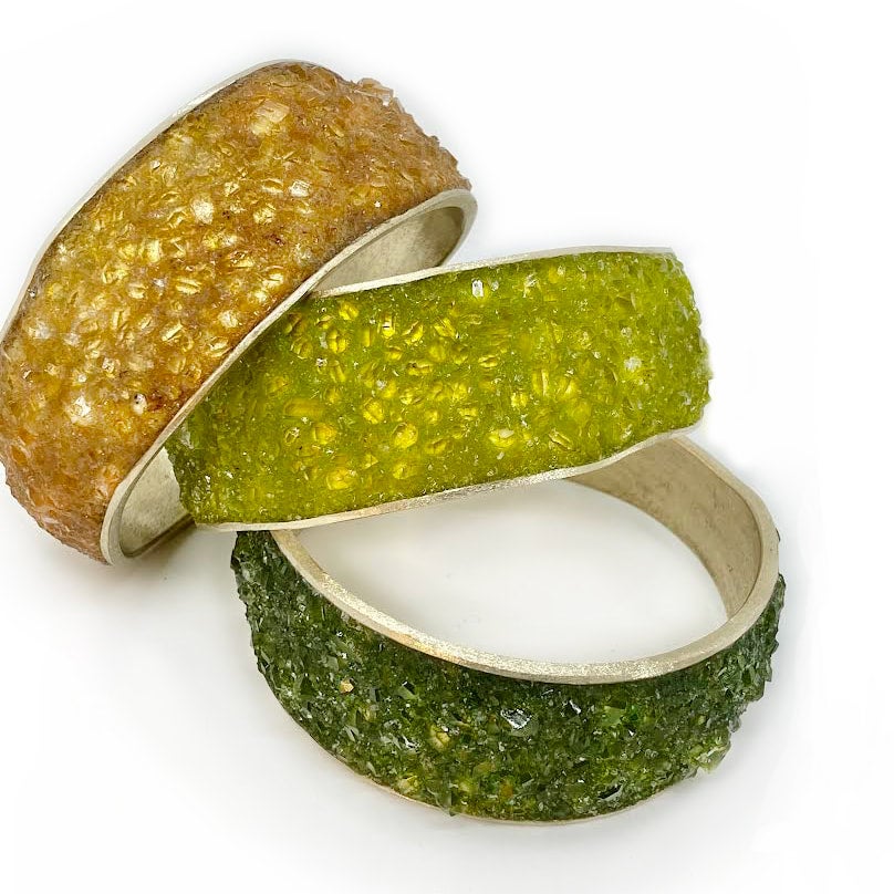 Bronze Wide Bangle | David Urso Jewelry